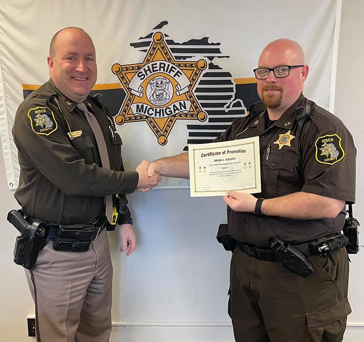 Golden promoted in Iosco County | News, Sports, Jobs - The Alpena News